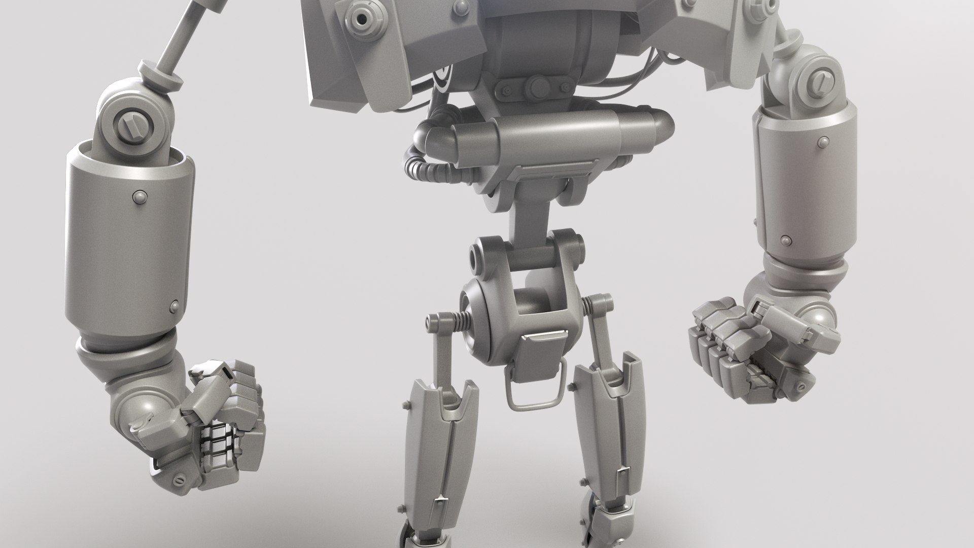 Robot fighter 3D model - TurboSquid 1679279