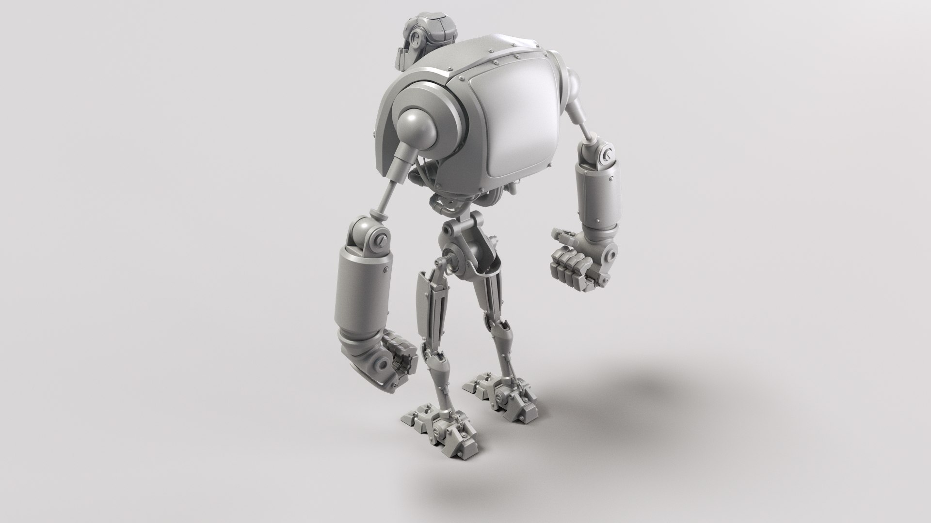 Robot fighter 3D model - TurboSquid 1679279