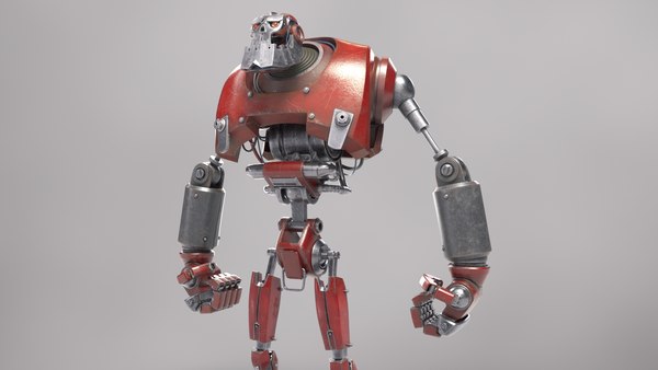 Robot fighter 3D model - TurboSquid 1679279