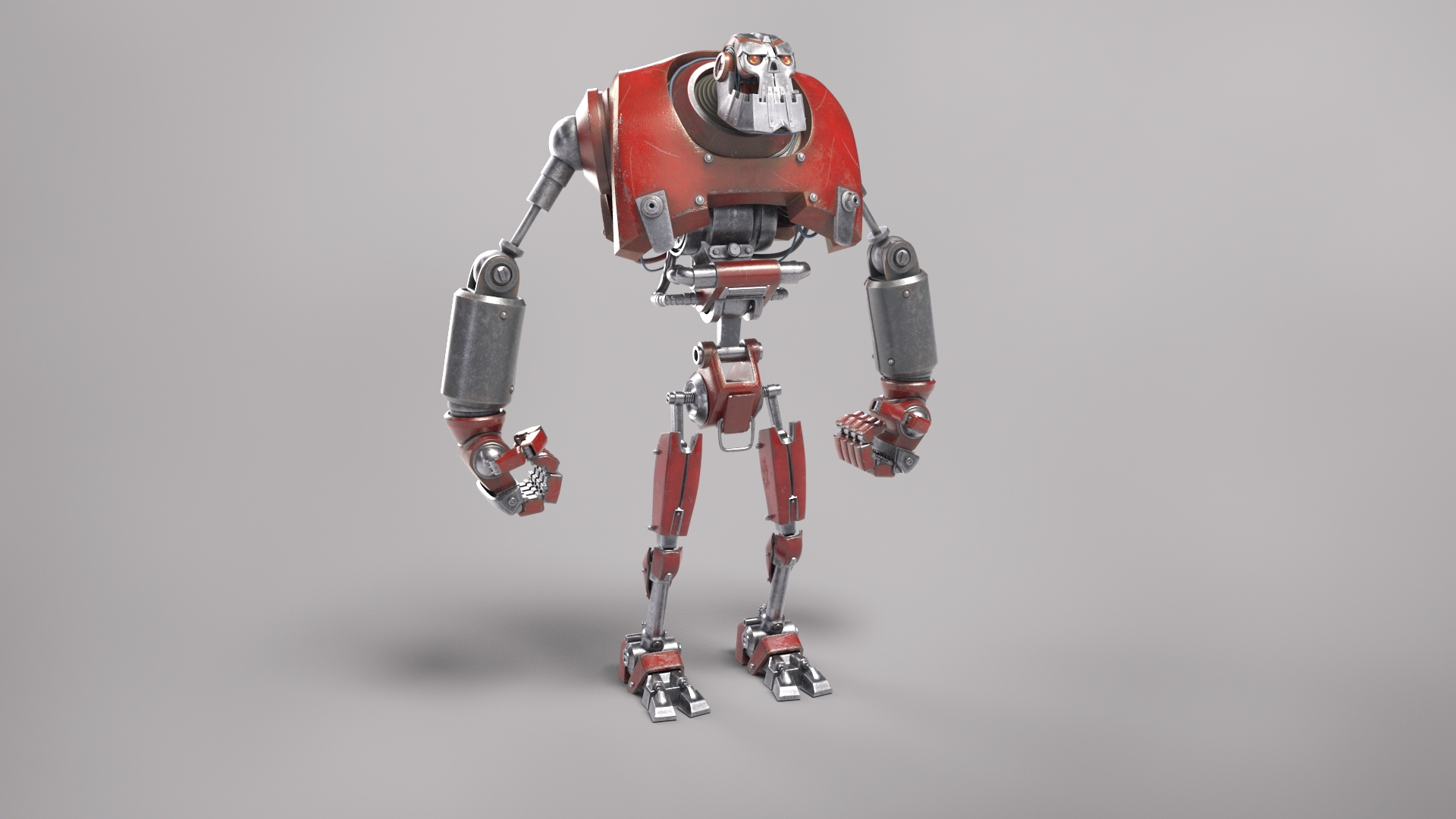 Robot Fighter 3D Model - TurboSquid 1679279
