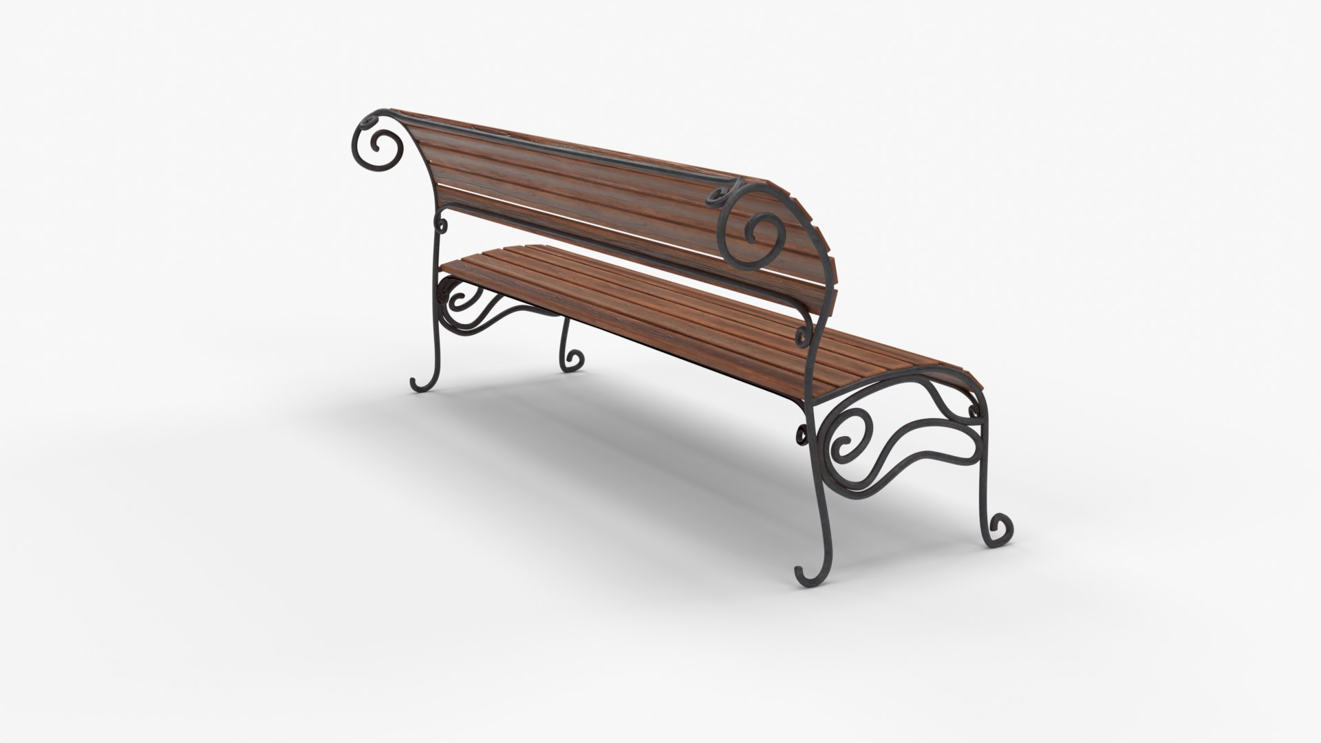 3D Park Bench And Light Collection Model - TurboSquid 2238369