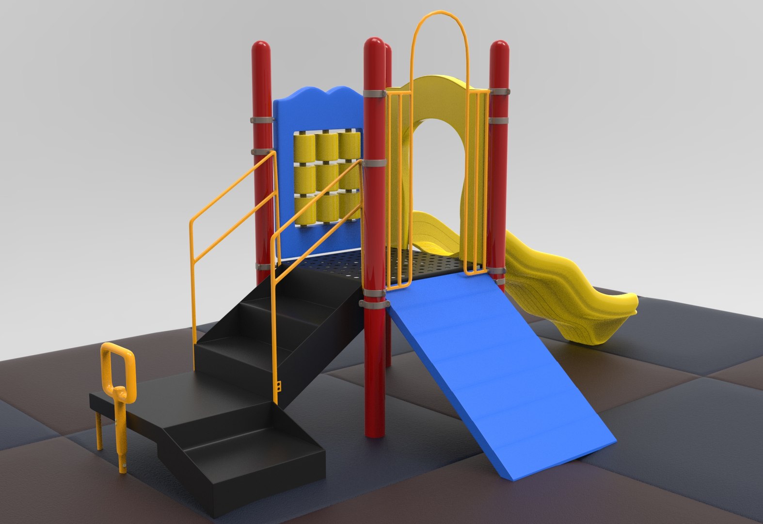 East Child Slide 3D Model - TurboSquid 1951042