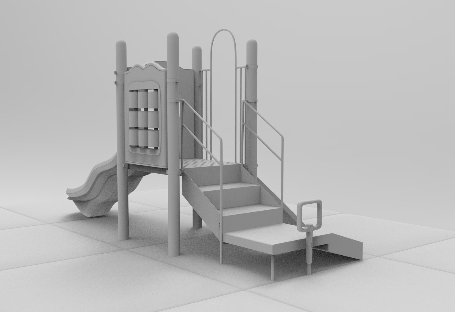 East Child Slide 3D Model - TurboSquid 1951042