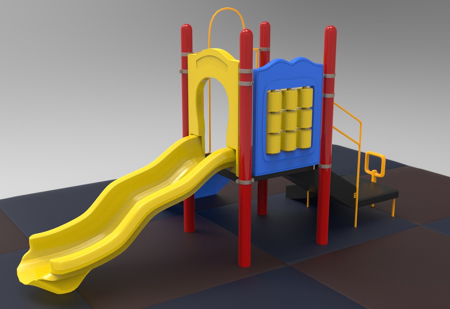 East Child Slide 3D Model - TurboSquid 1951042