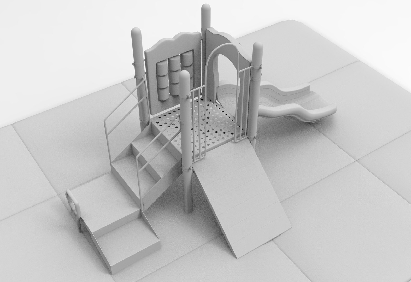 East Child Slide 3D Model - TurboSquid 1951042