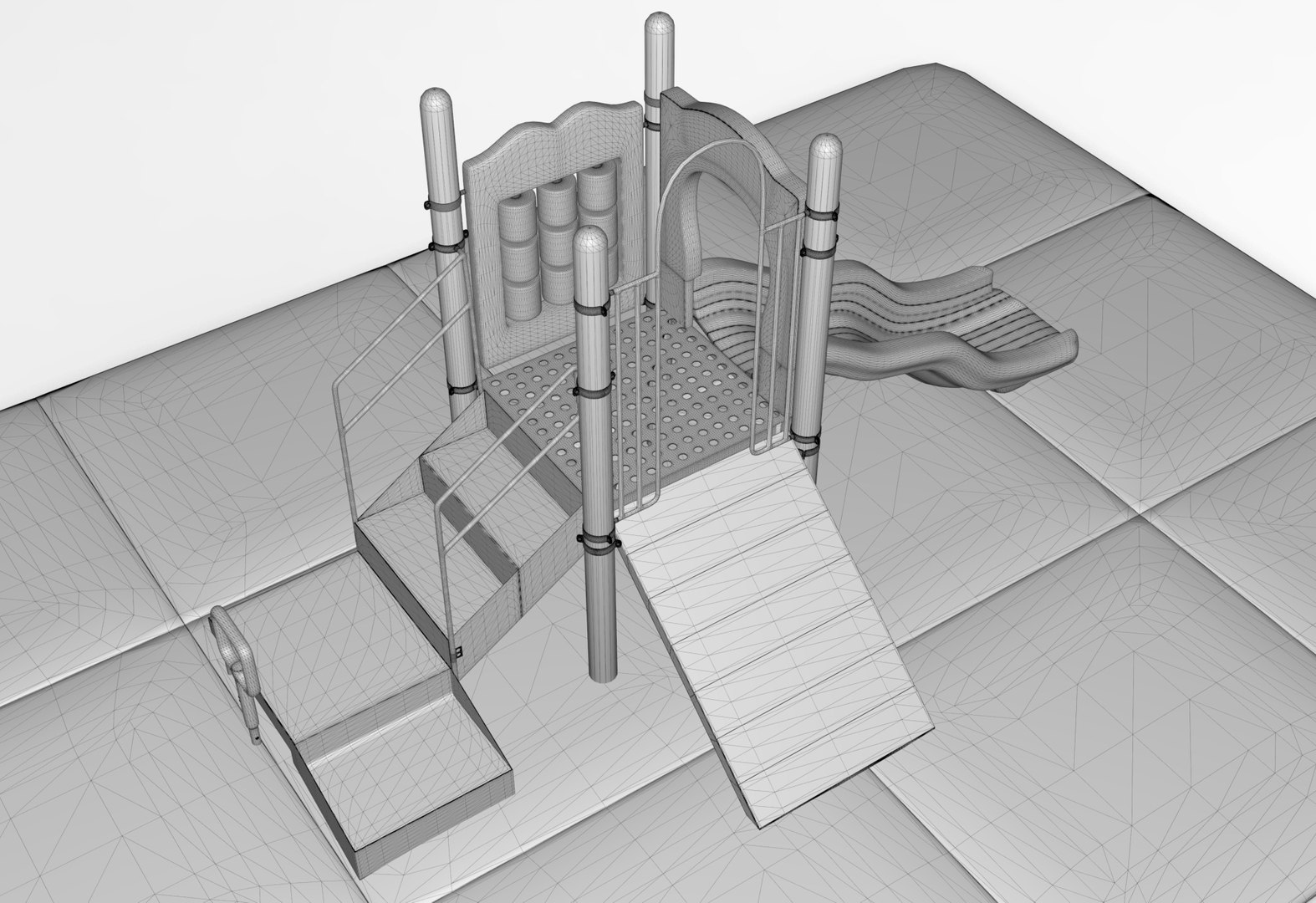 East Child Slide 3D Model - TurboSquid 1951042