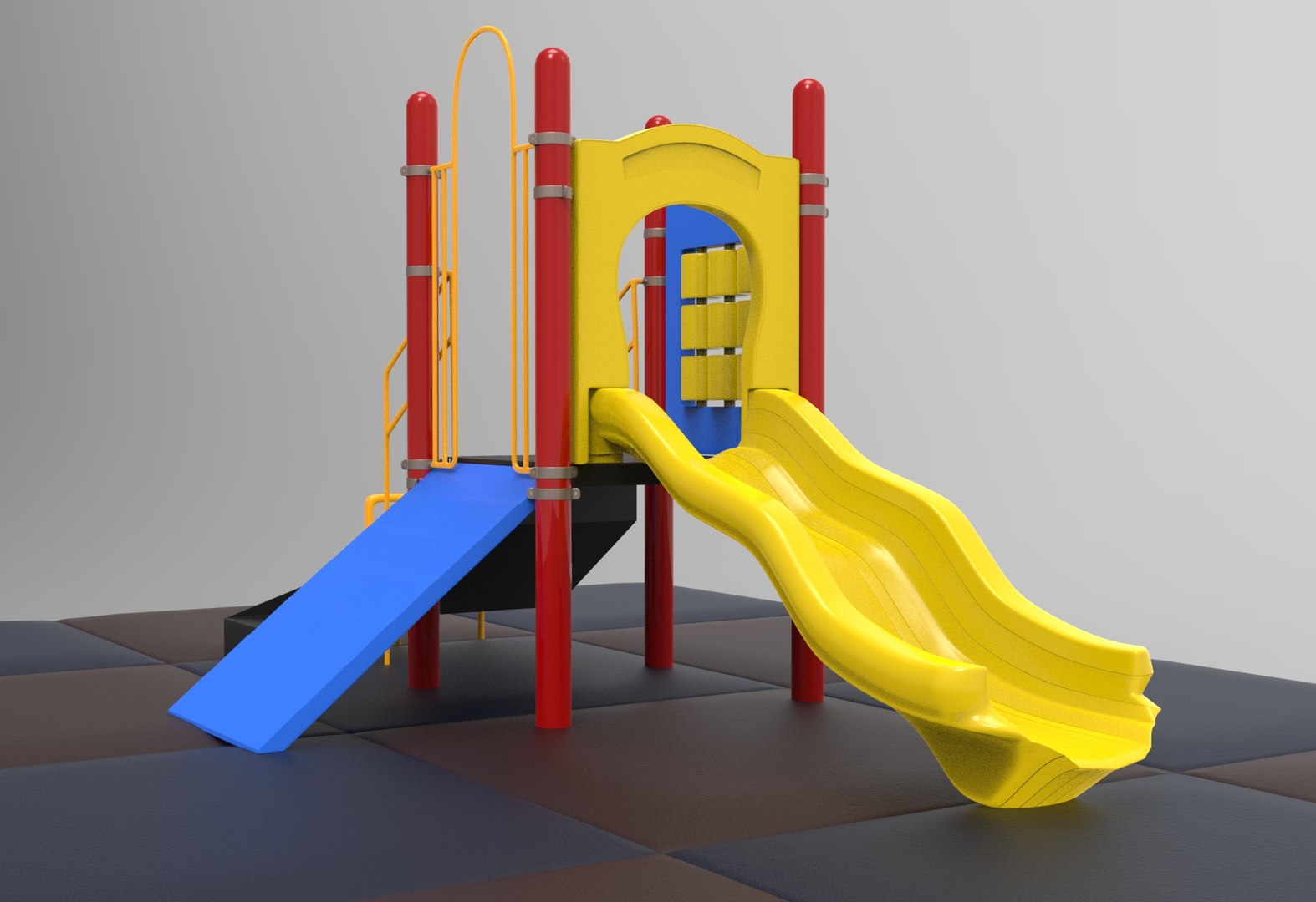 East Child Slide 3D Model - TurboSquid 1951042