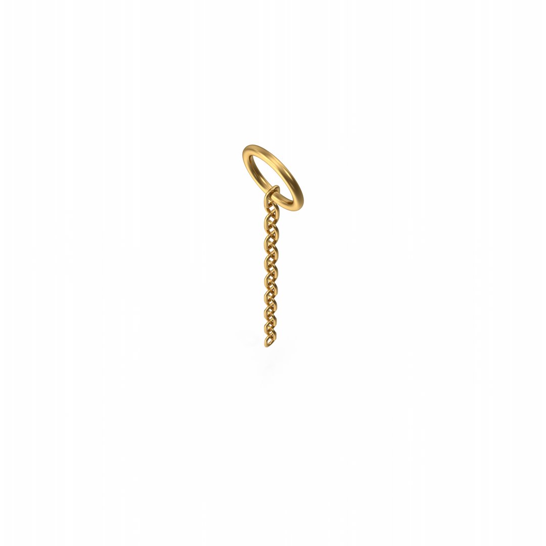 3D Model Gold Hanging Chain - TurboSquid 2000405