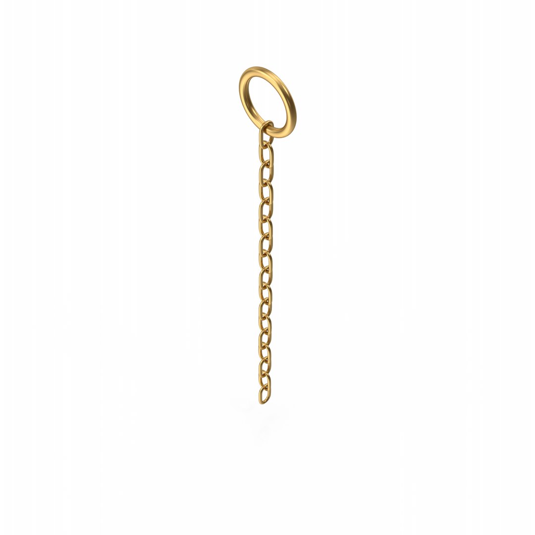 3D Model Gold Hanging Chain - TurboSquid 2000405