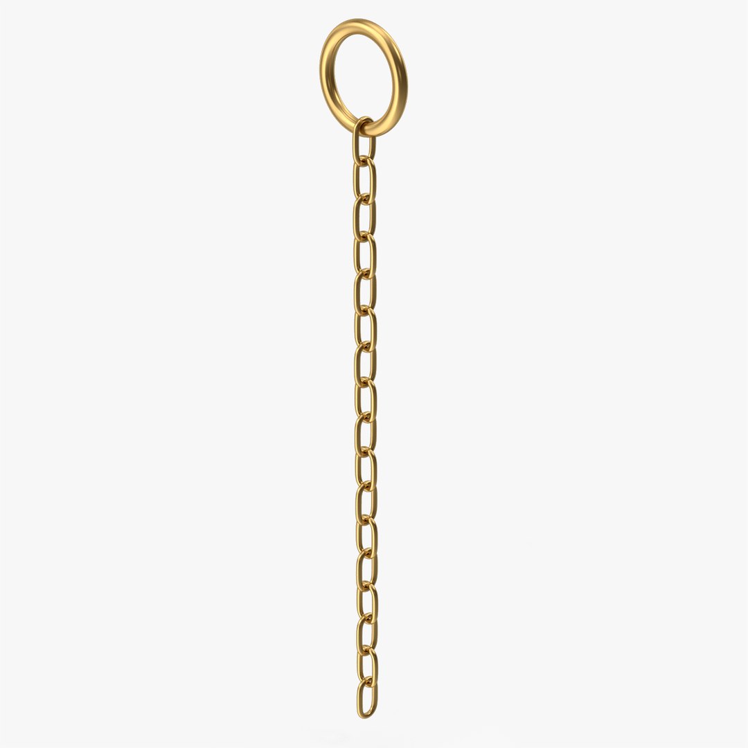 modelo 3d Gold Hanging Chain - TurboSquid 2000405