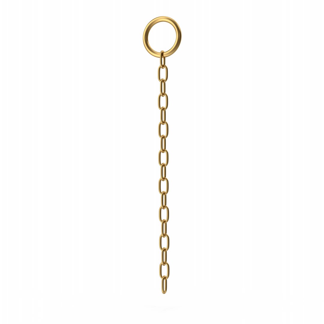 3D Model Gold Hanging Chain - TurboSquid 2000405