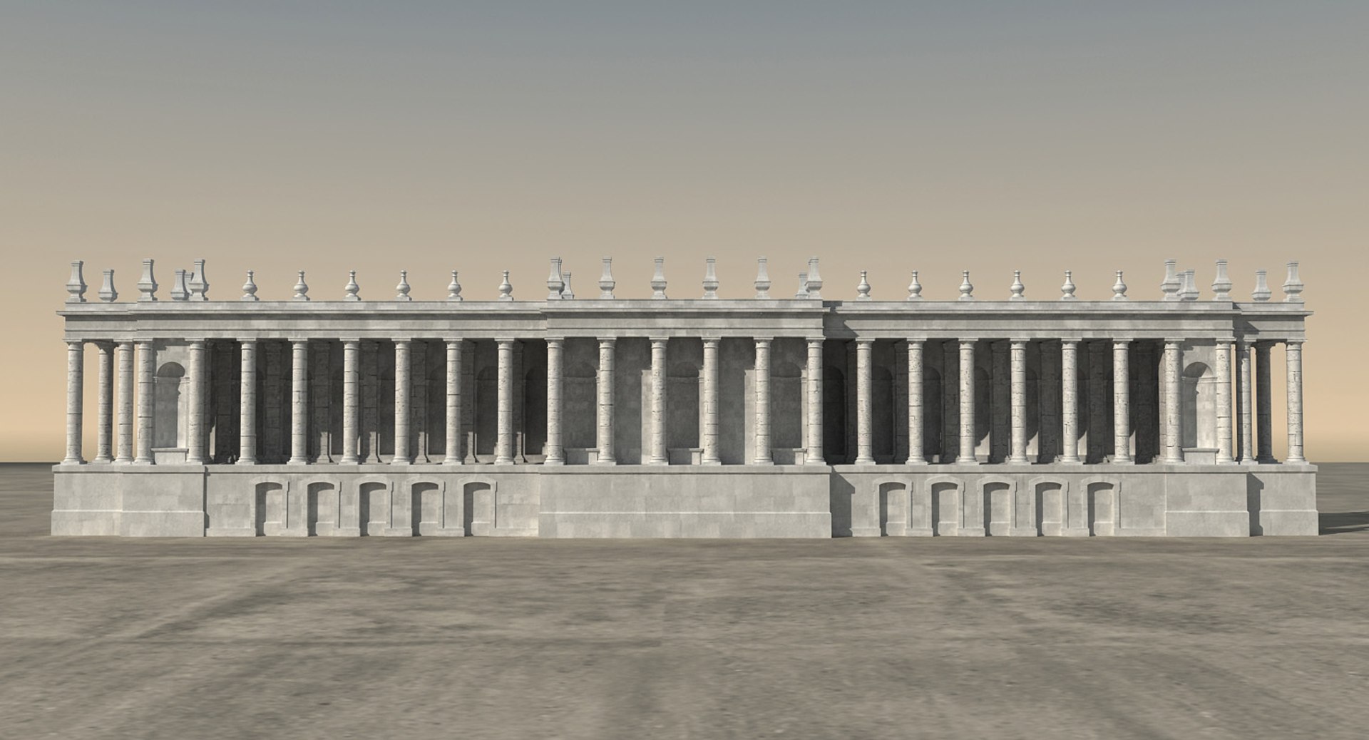 3D Temple Building - TurboSquid 1256611