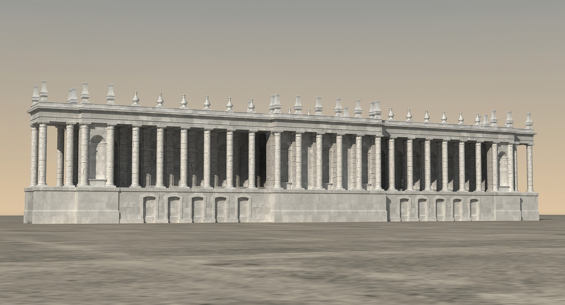 3D Temple Building - TurboSquid 1256611
