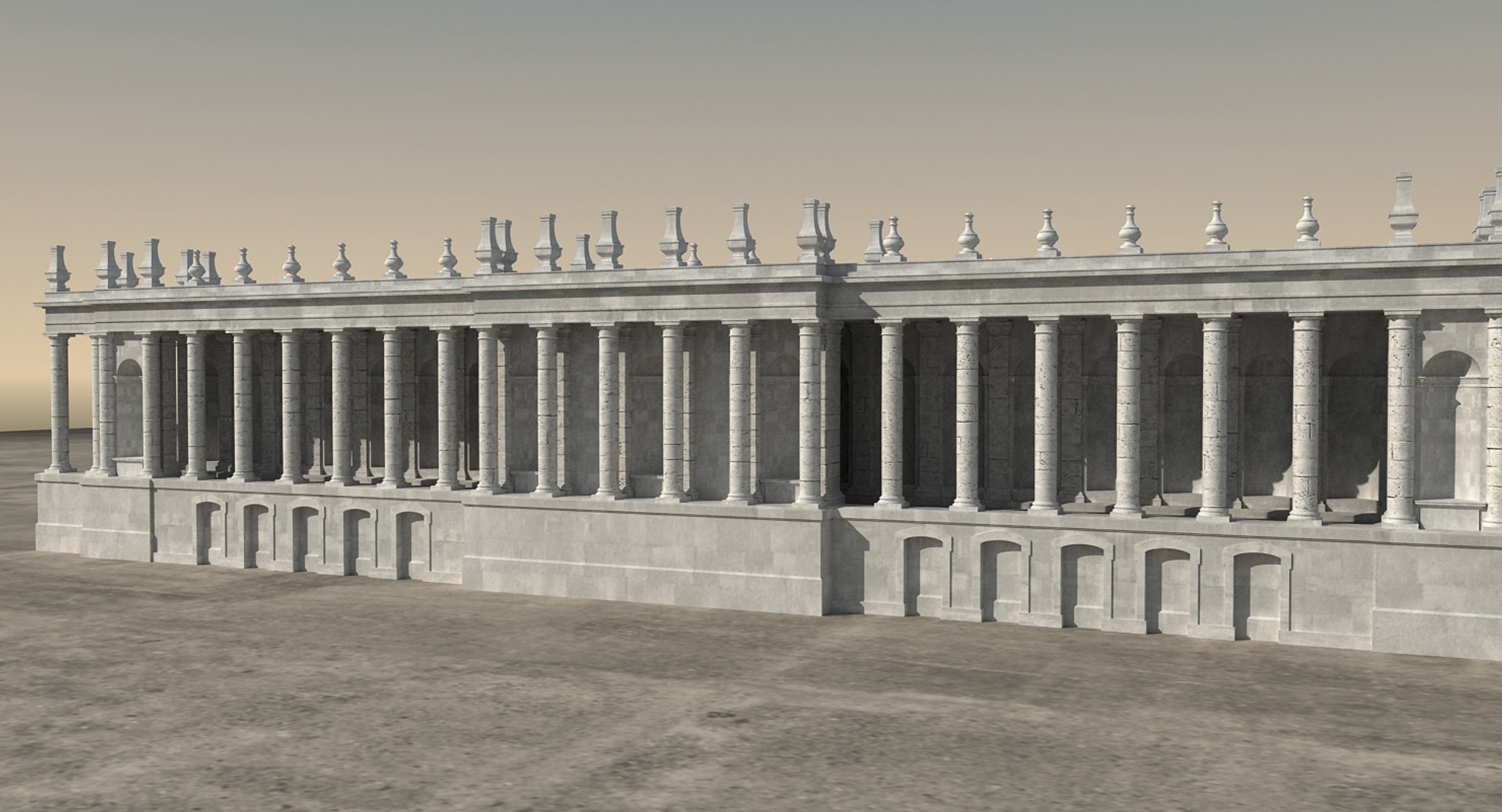 3D Temple Building - TurboSquid 1256611