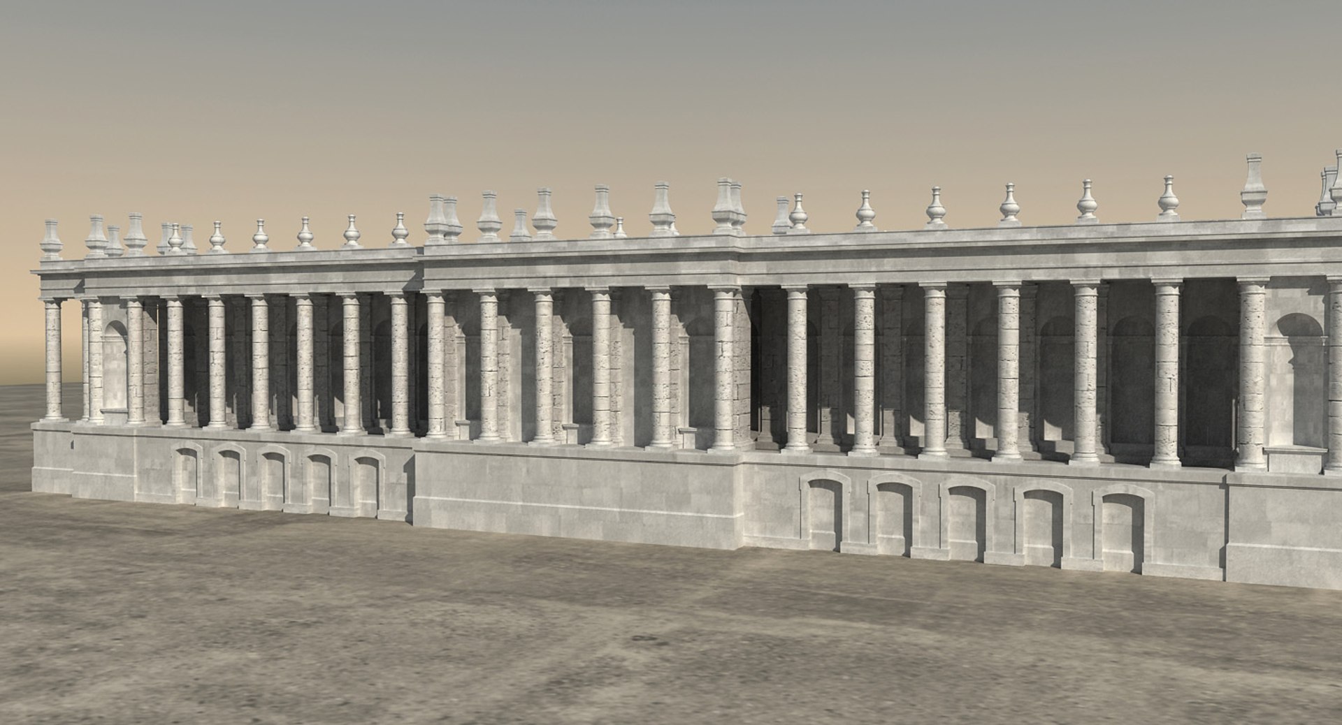 3D Temple Building - TurboSquid 1256611
