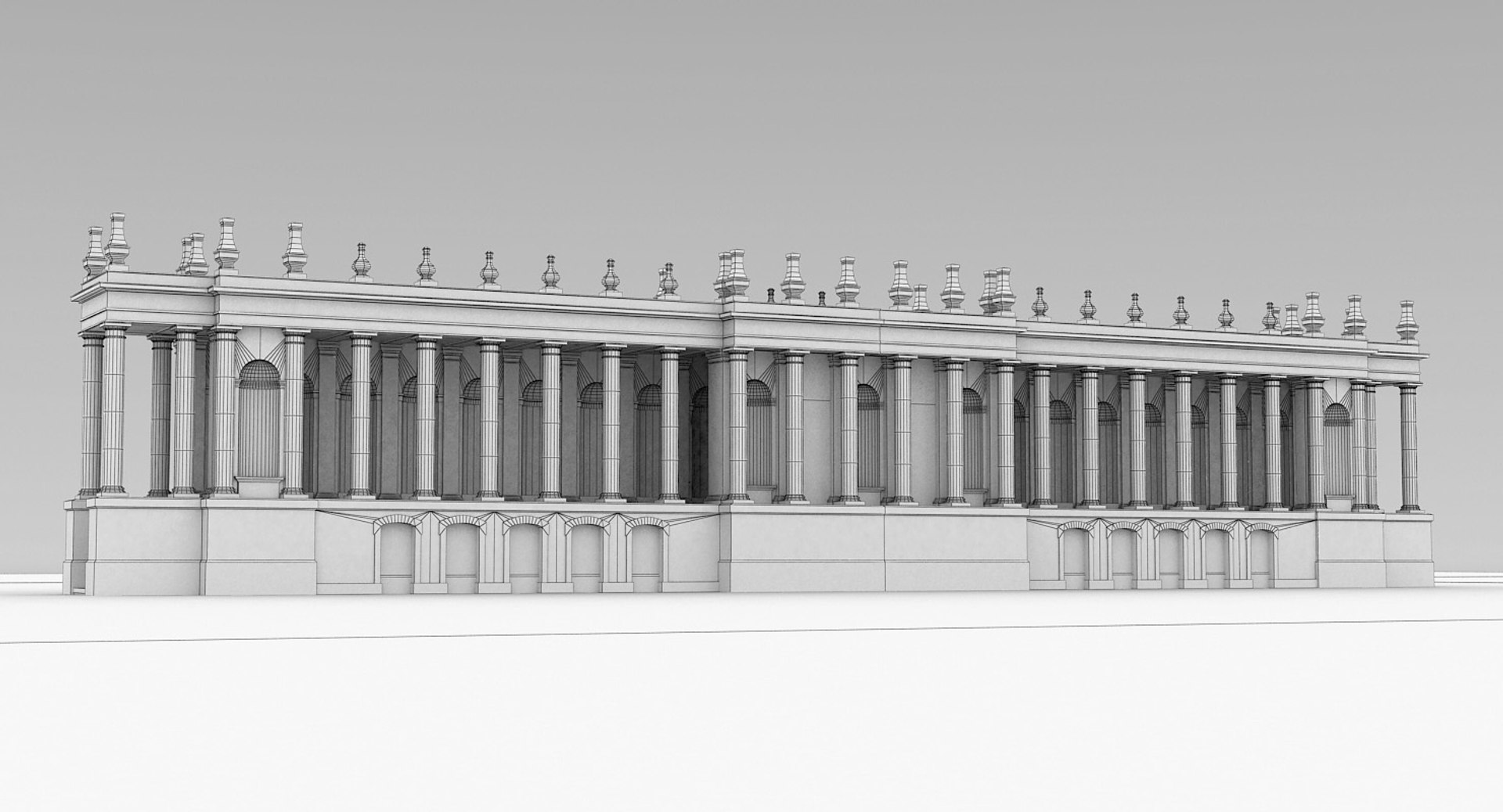 3D temple building - TurboSquid 1256611