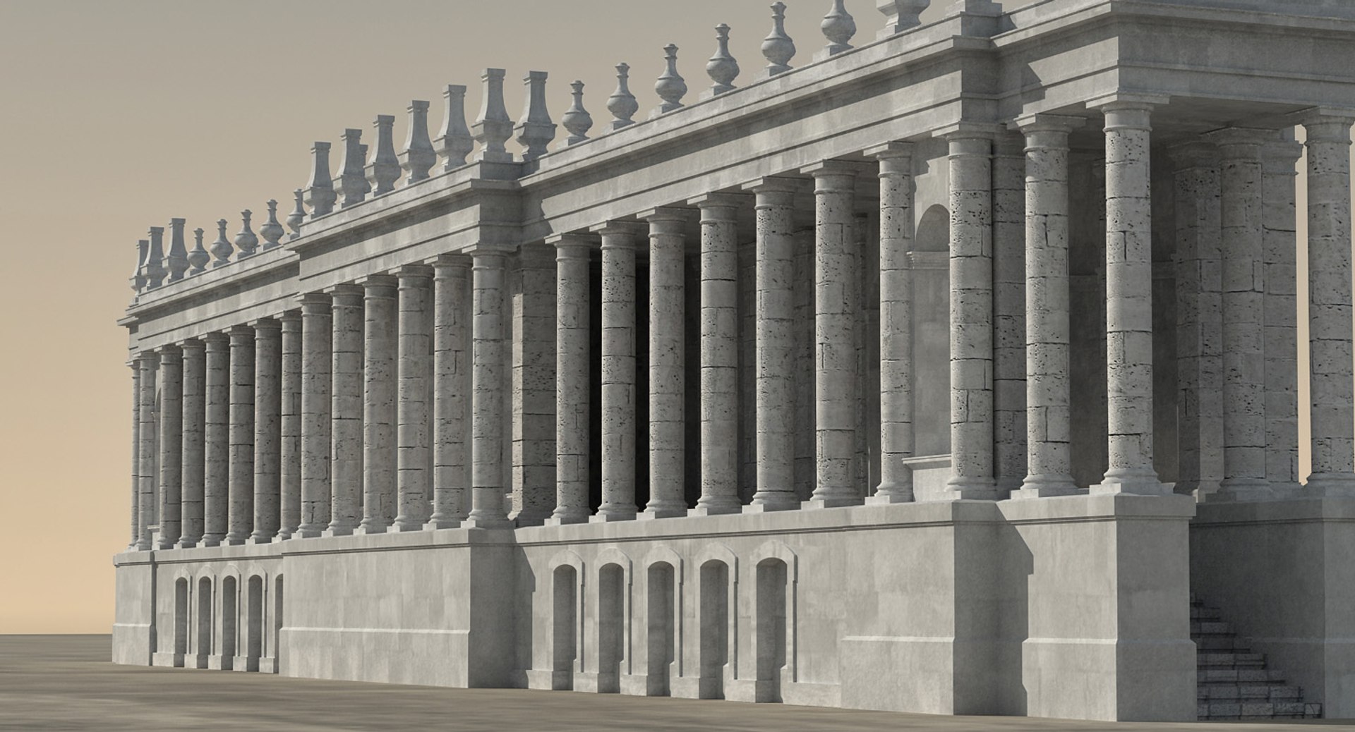 3D Temple Building - TurboSquid 1256611