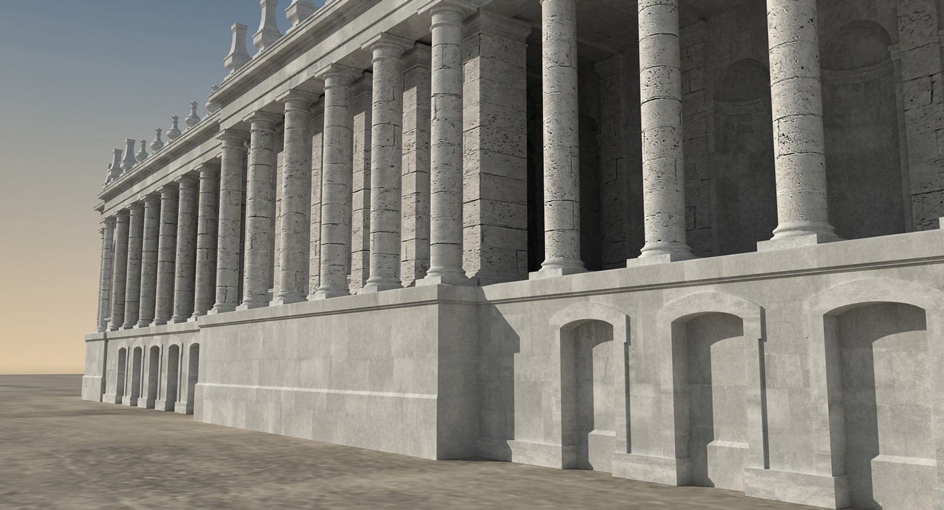 3D Temple Building - TurboSquid 1256611