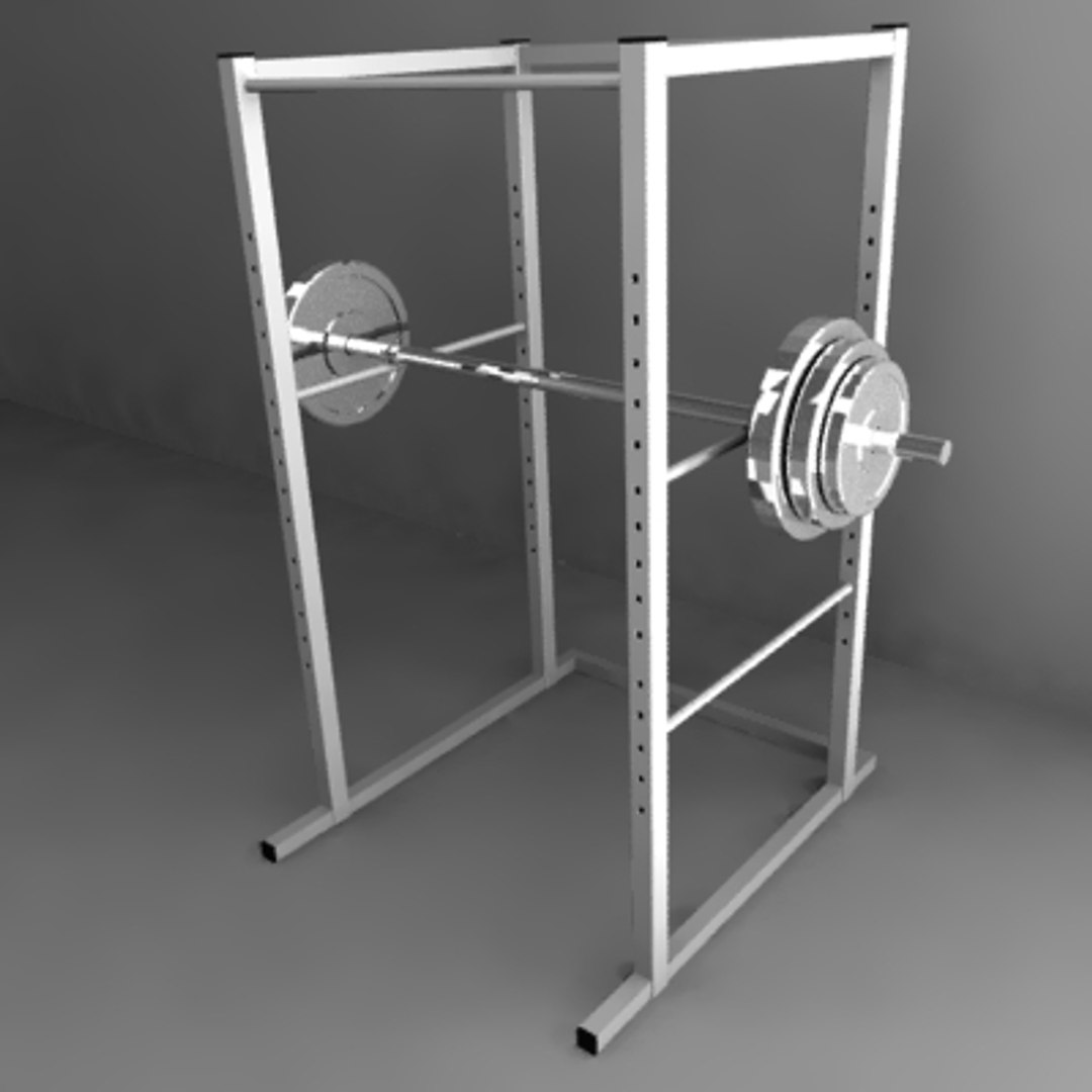 Cage Barbell 3d Model