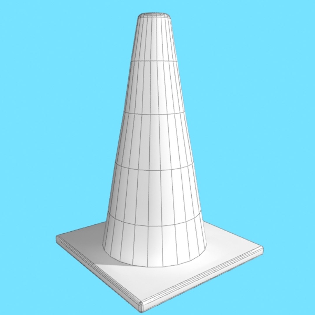 Safety Cone 3d Max