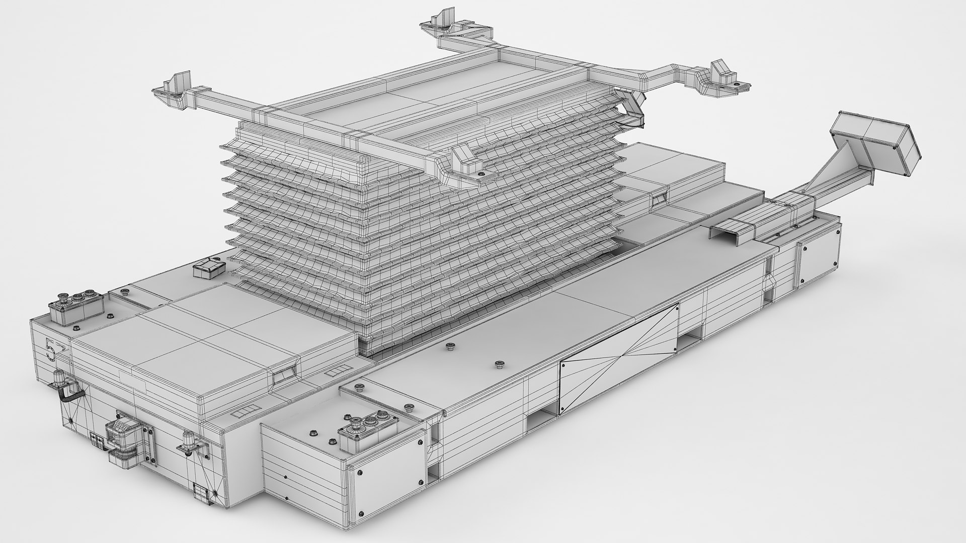 Factory Car Electric Trolley 06 3D - TurboSquid 1903302