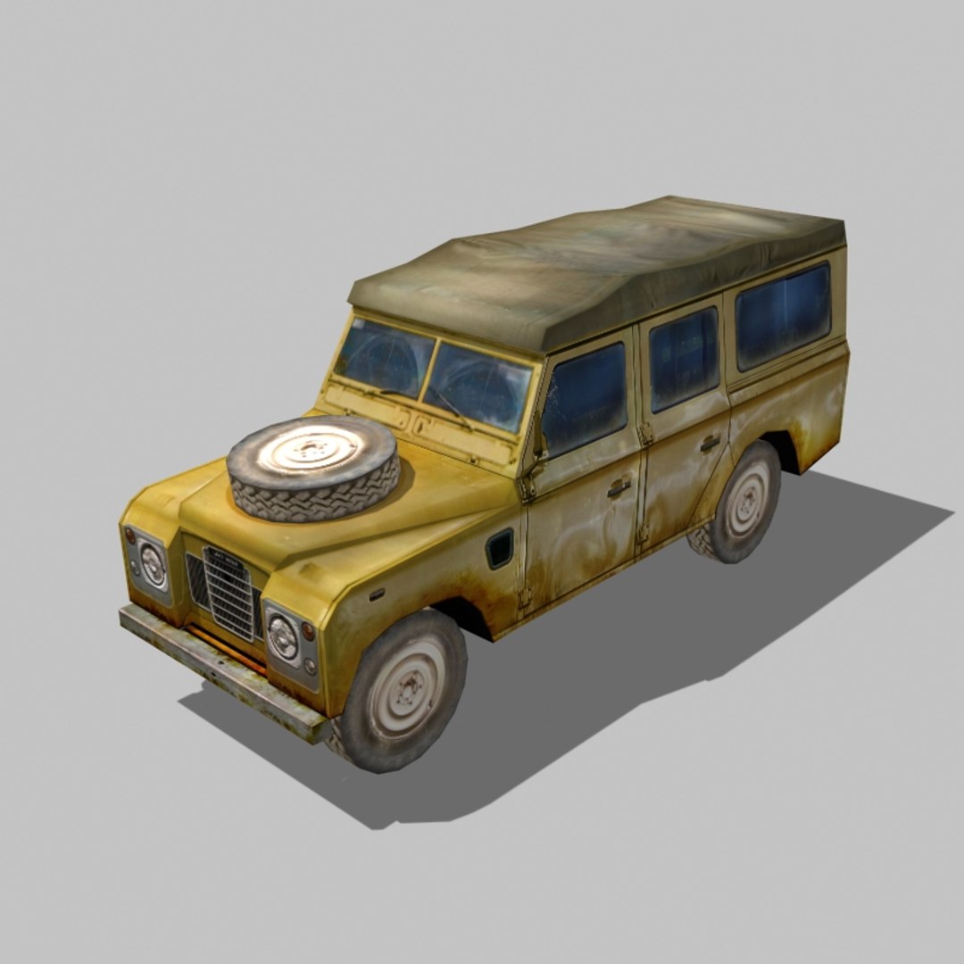 3ds max land rover defender suv