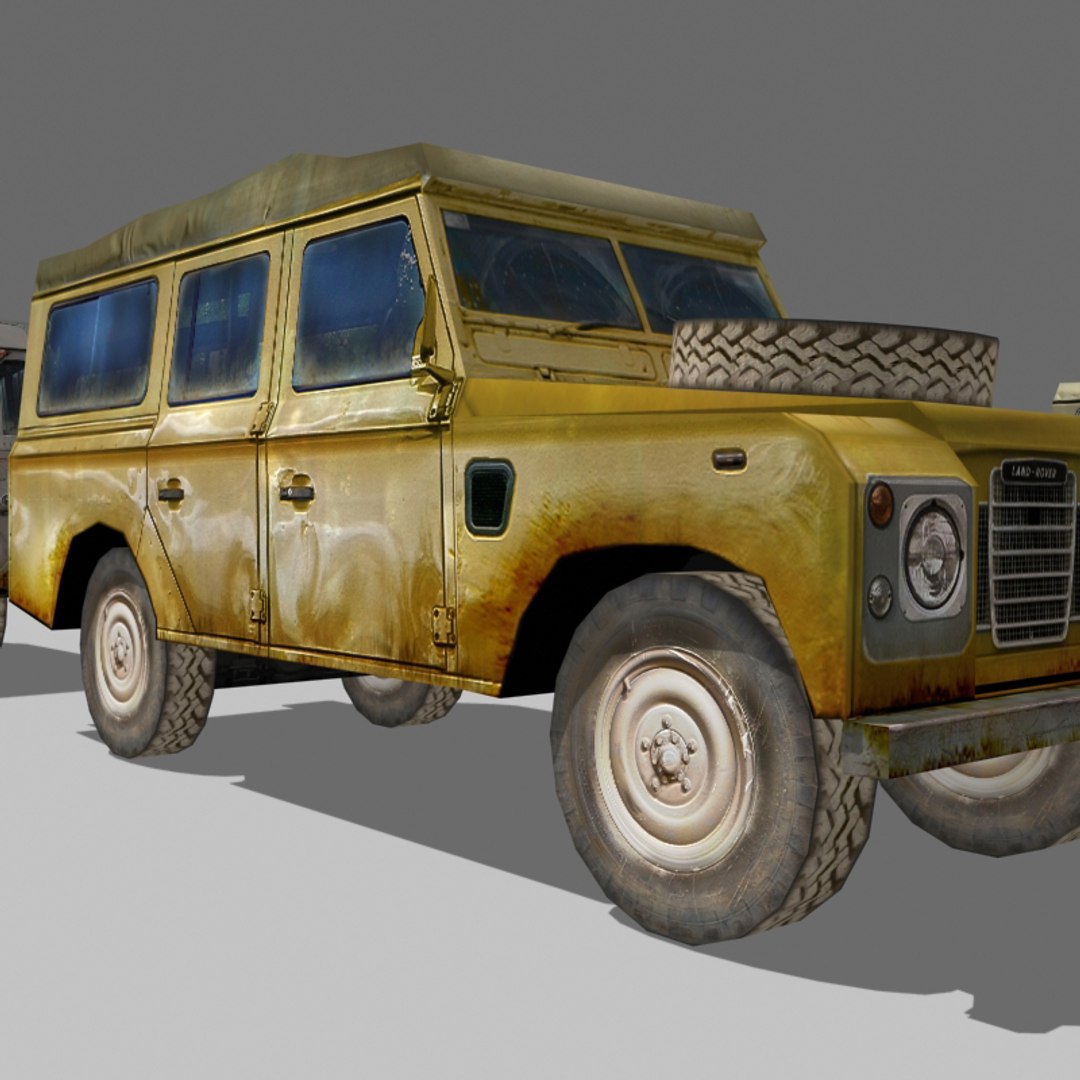 3ds max land rover defender suv