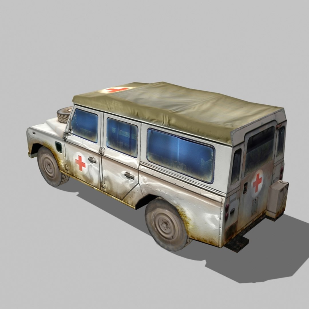 3ds max land rover defender suv