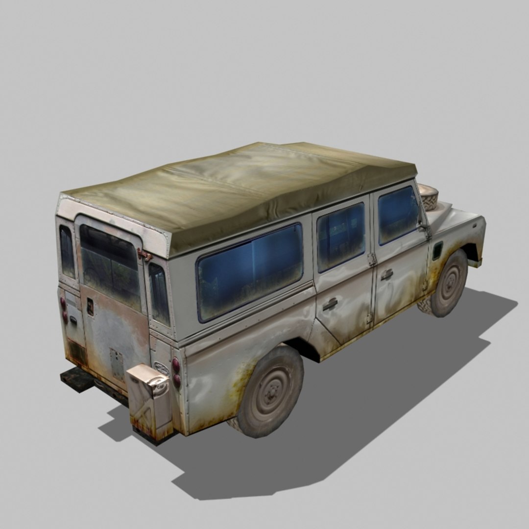 3ds max land rover defender suv