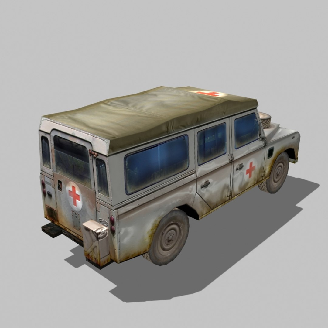 3ds max land rover defender suv