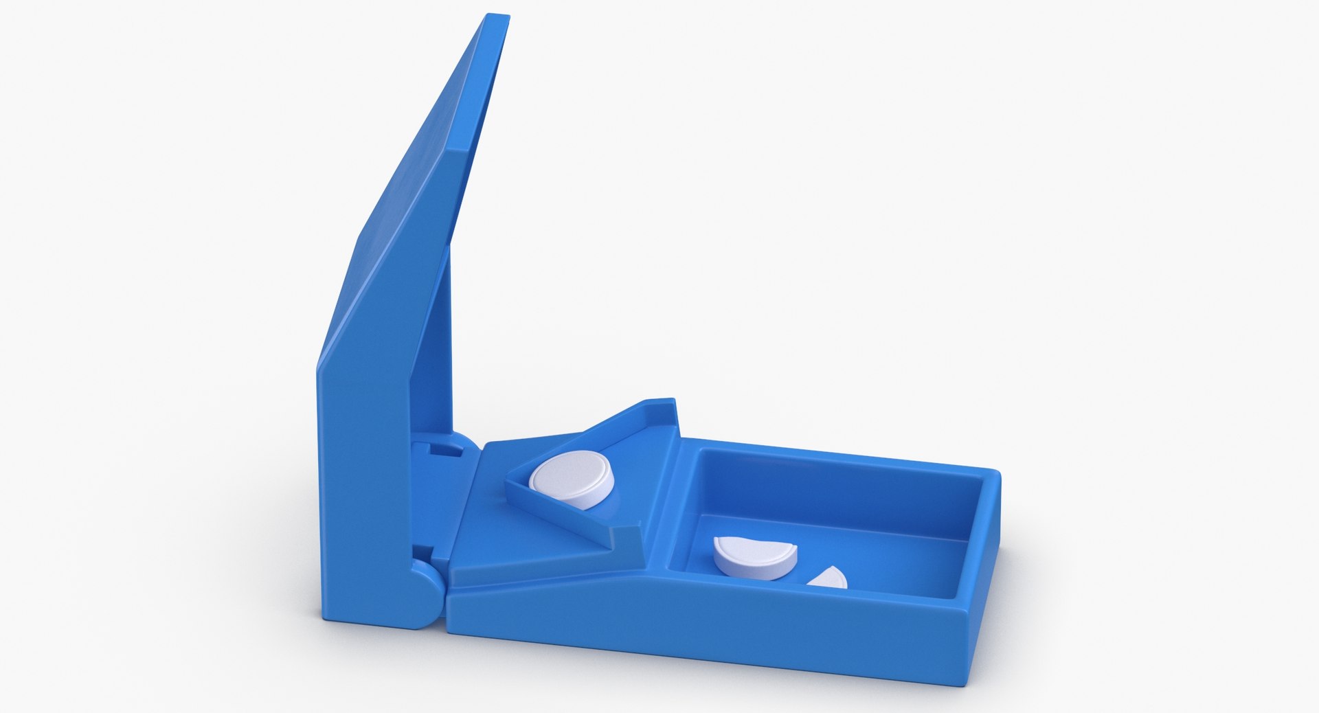 3D pill splitter counting tray model - TurboSquid 1350220