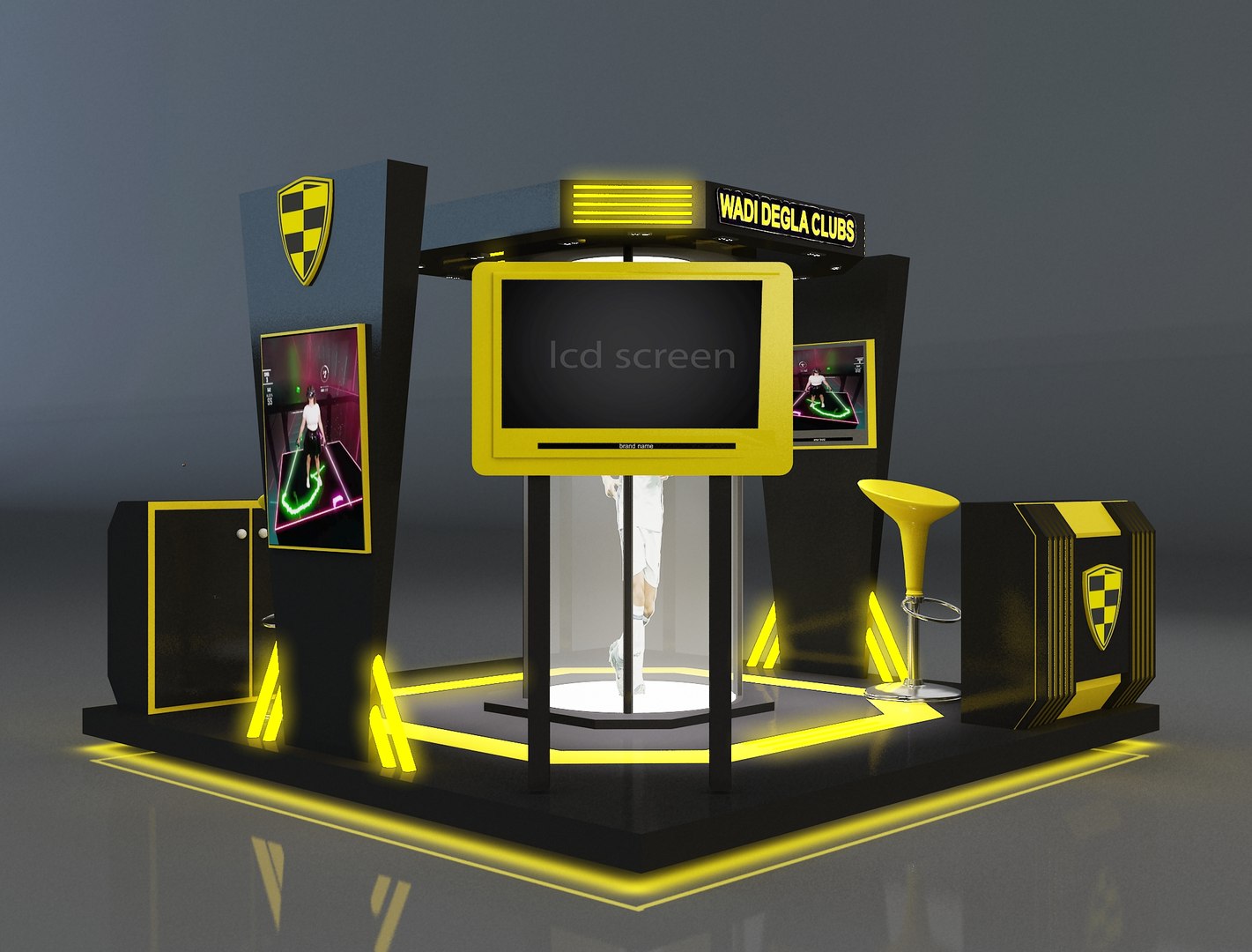 3D Booth Exhibition Stand A665g - TurboSquid 2269150