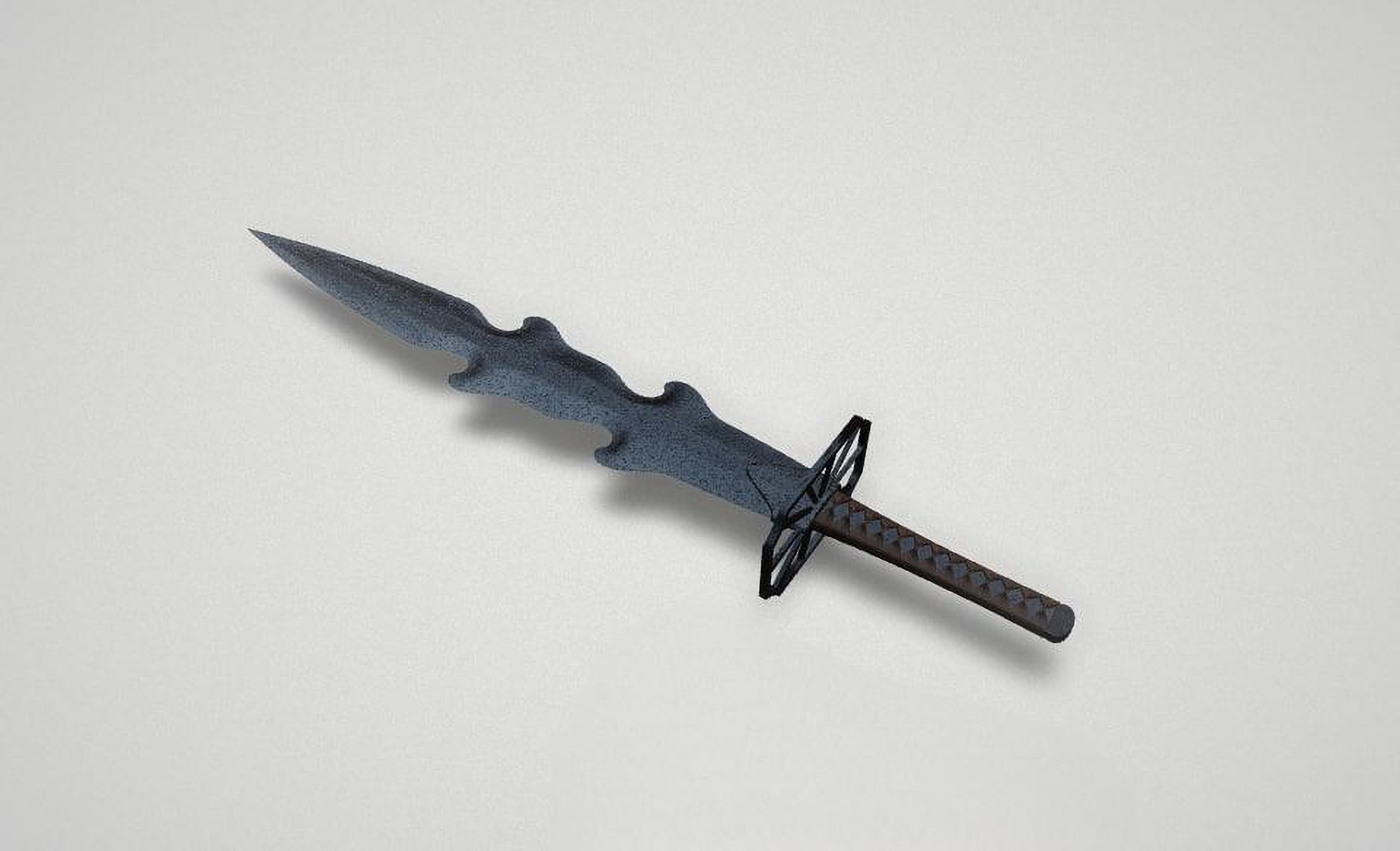 3D Game Asset Wavy-Edged Unconventional Blade Model - TurboSquid 2143819