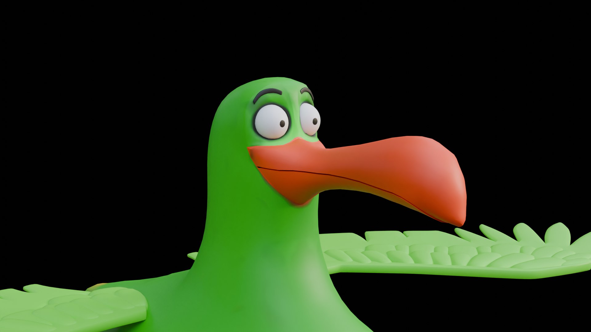 Stylized Bird Cartoon Rigged 3D - TurboSquid 2248356