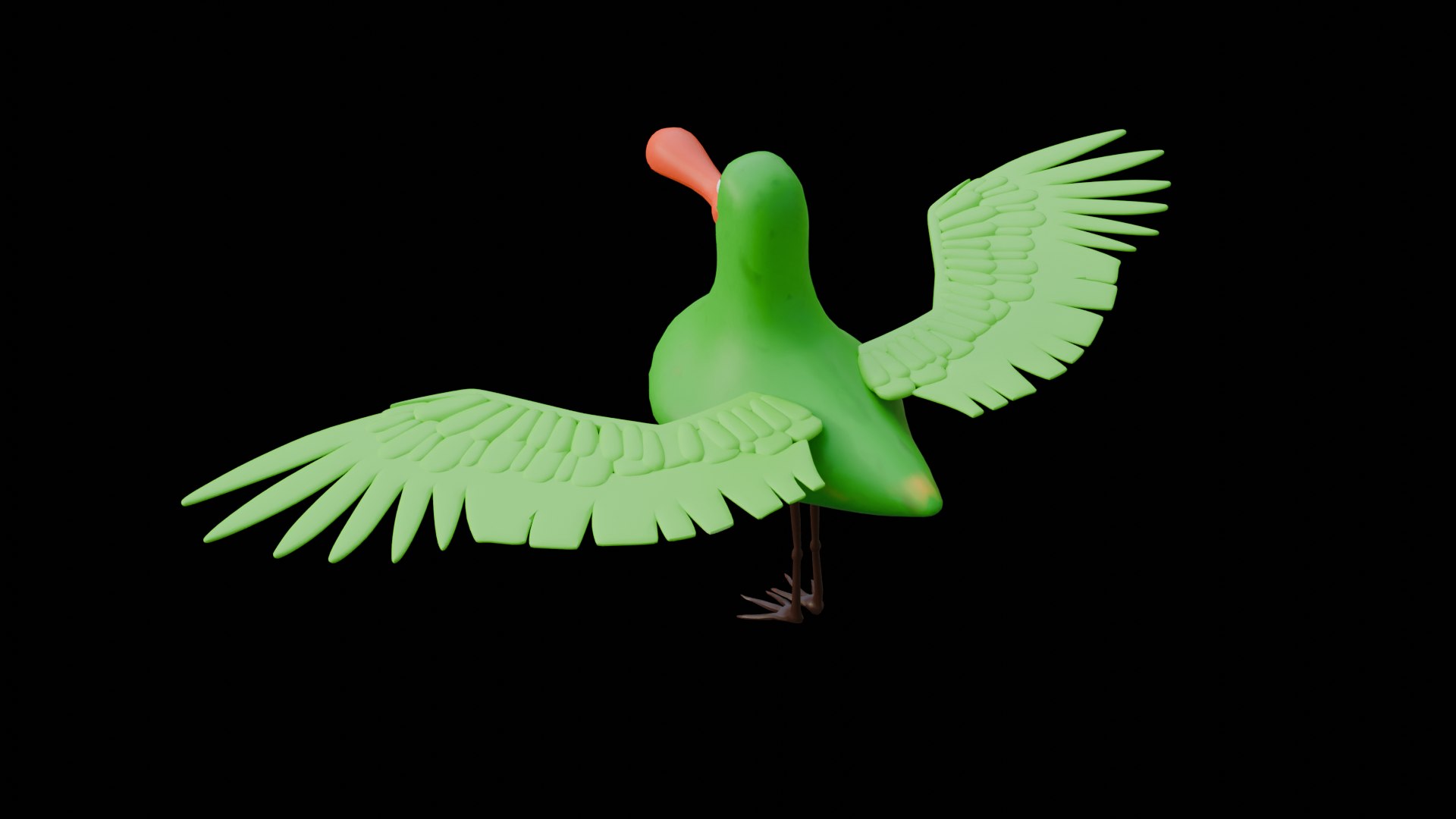Stylized Bird Cartoon Rigged 3D - TurboSquid 2248356