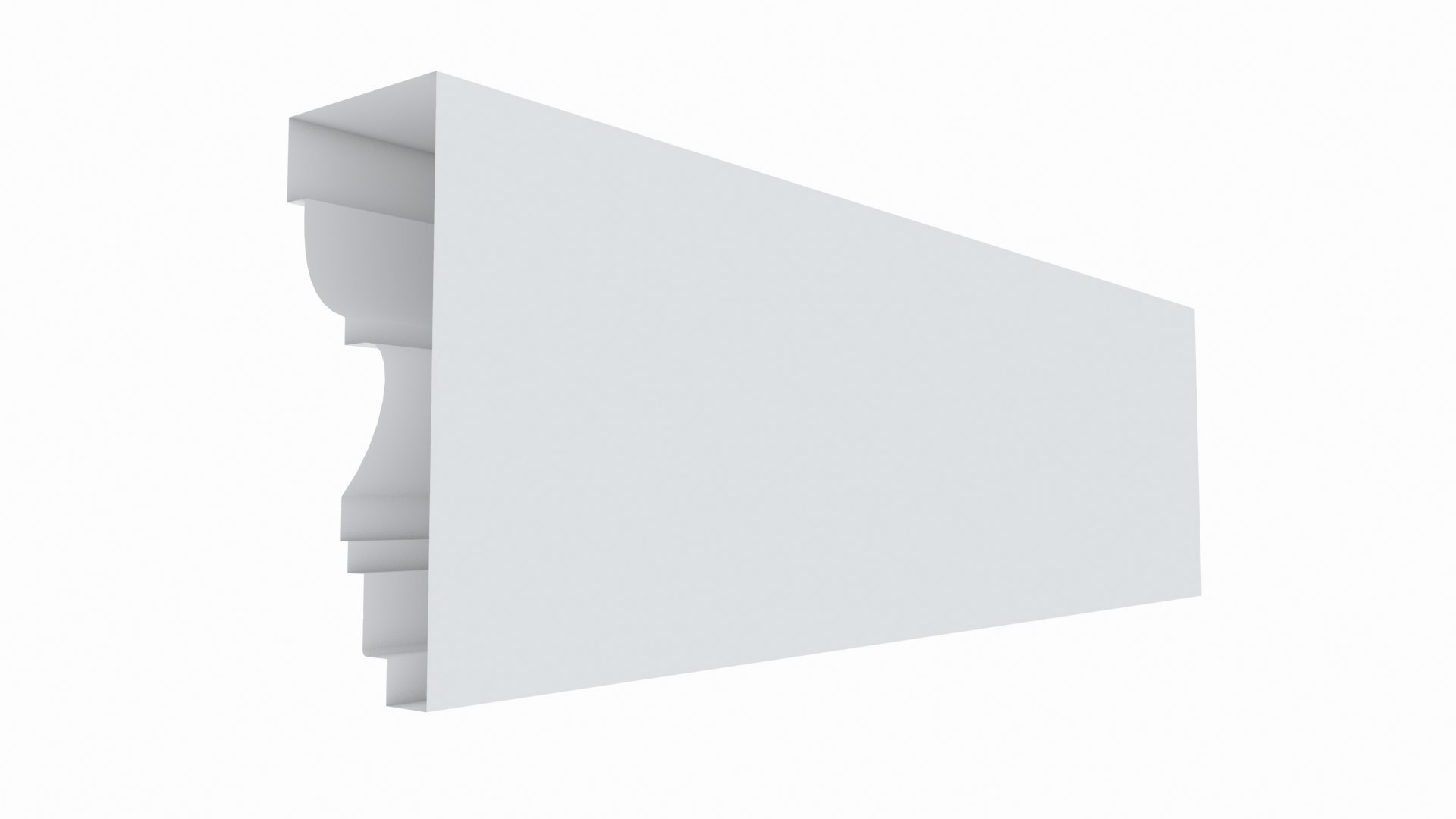 Cornice 184 Straight 3D Model - TurboSquid 2030750