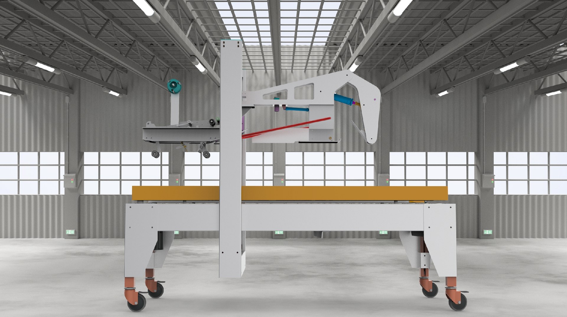 Box Sealing Machine 3D Model - TurboSquid 2153095