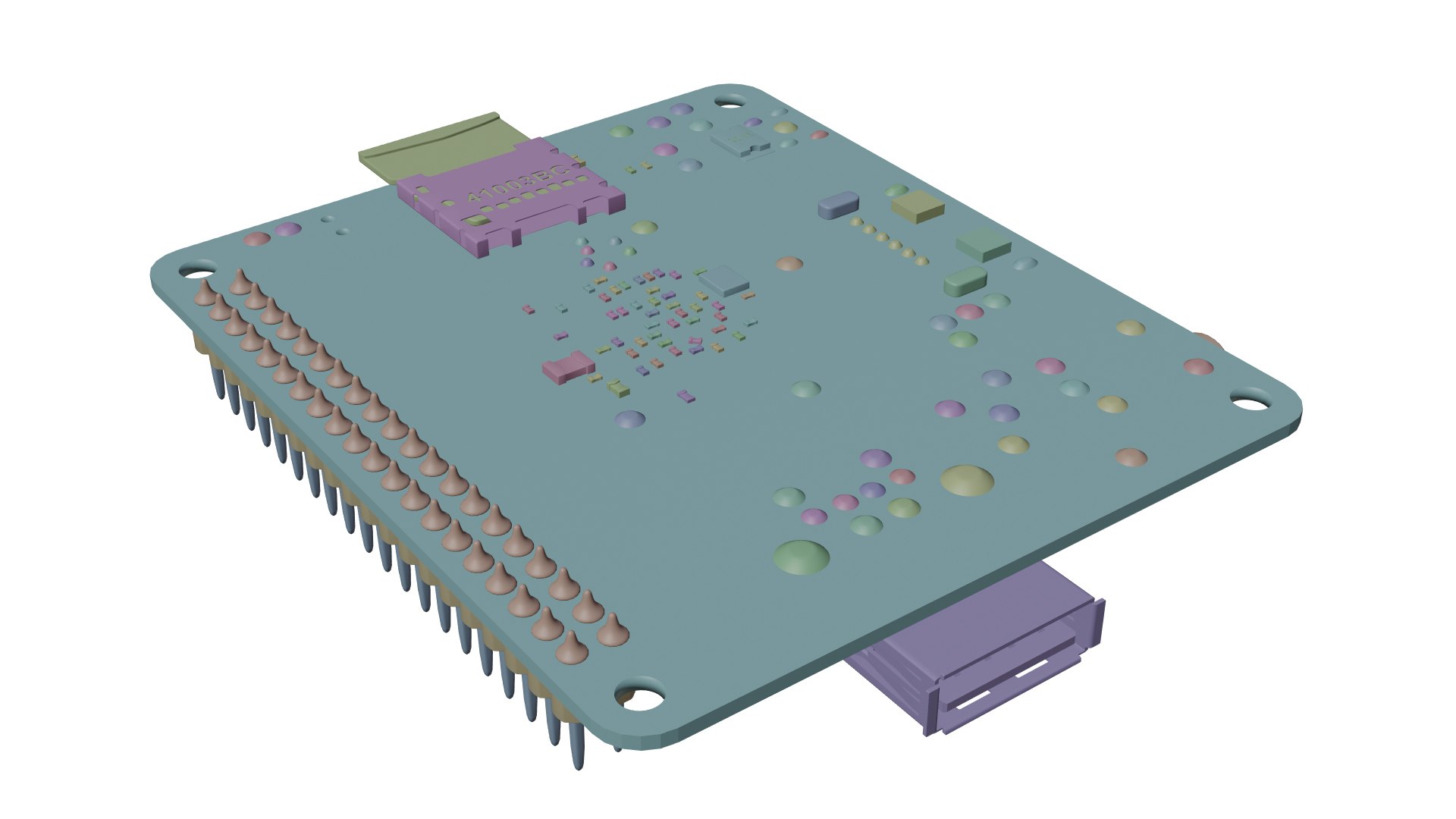 Raspberry Pi 1 A Model - TurboSquid 1770712