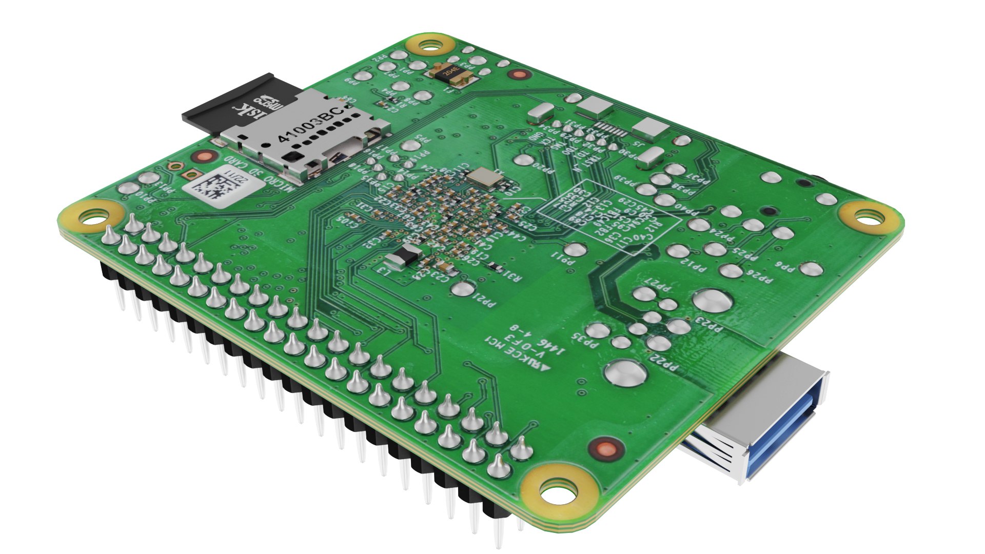 Raspberry Pi 1 A Model - TurboSquid 1770712