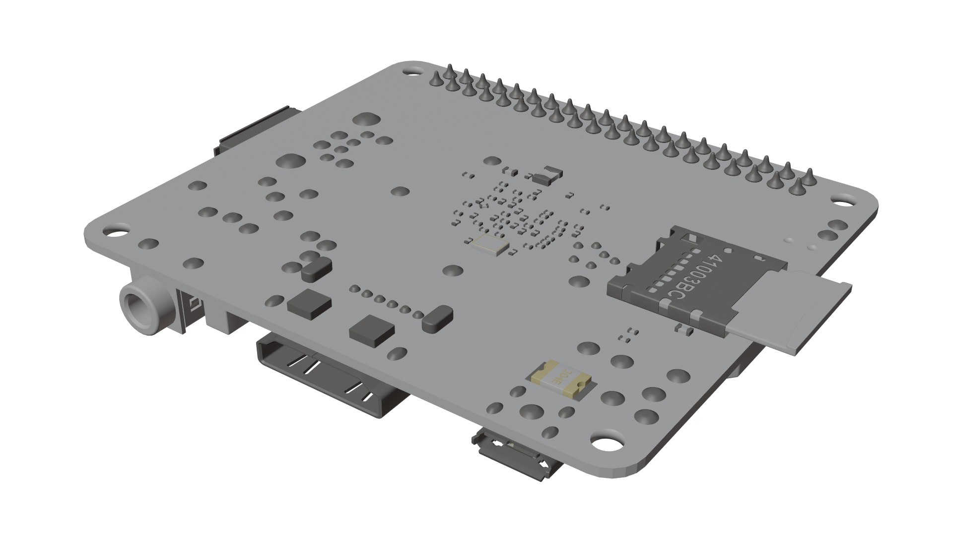 Raspberry Pi 1 A Model - TurboSquid 1770712