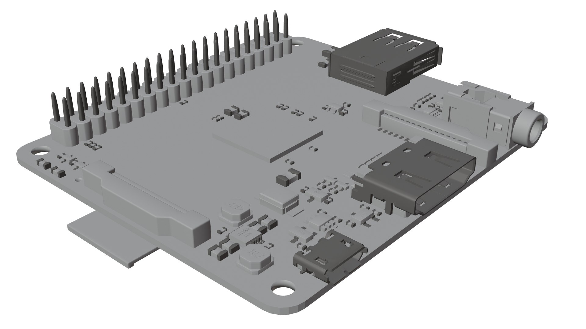 Raspberry Pi 1 A Model - TurboSquid 1770712