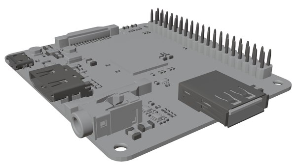 Raspberry pi 1 A model - TurboSquid 1770712