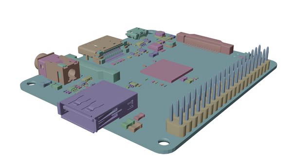 Raspberry pi 1 A model - TurboSquid 1770712