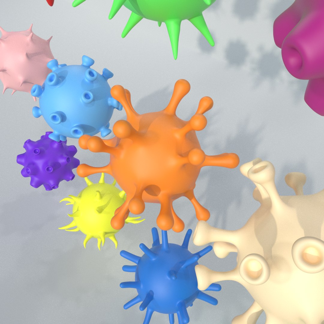 Viruses 3D - TurboSquid 1526464