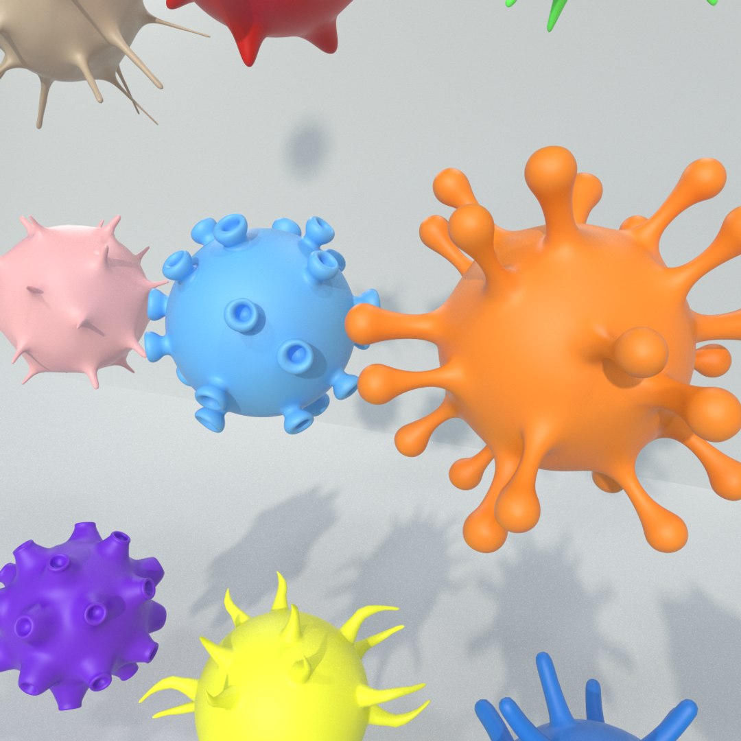 Viruses 3D - TurboSquid 1526464