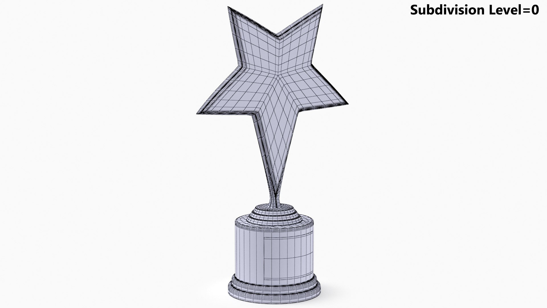 3D Model Star Trophy - TurboSquid 2113945