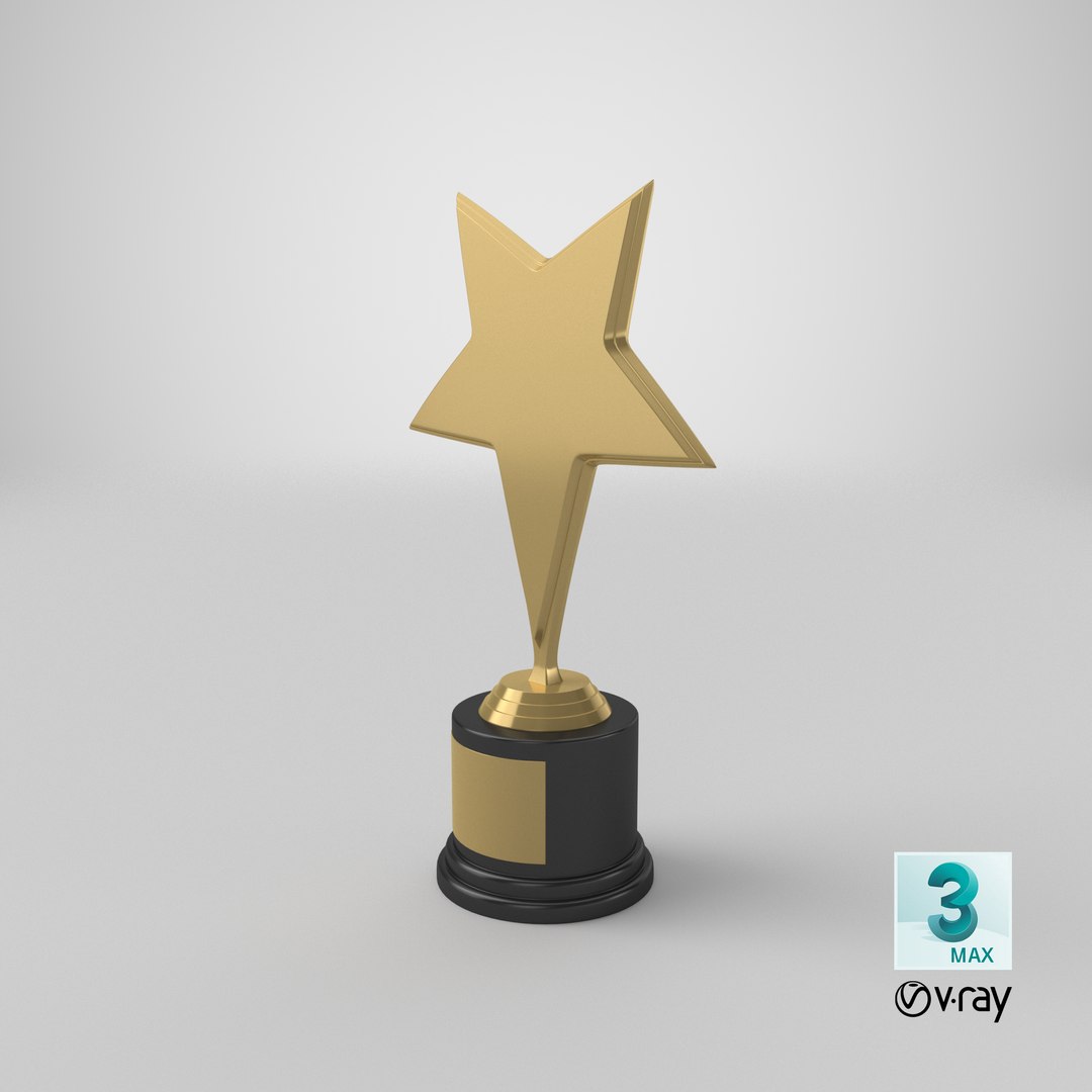 3D Model Star Trophy - TurboSquid 2113945