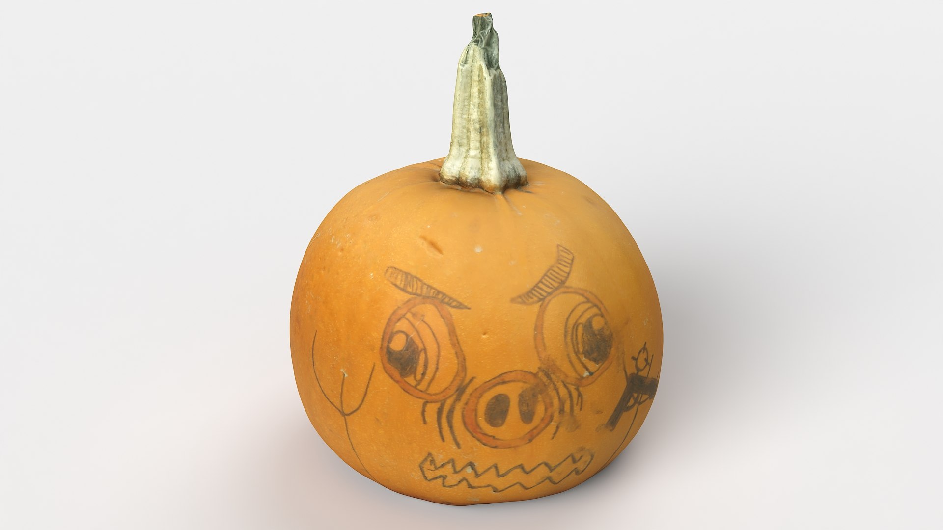 3D Model Pumpkin 05 - TurboSquid 1982321