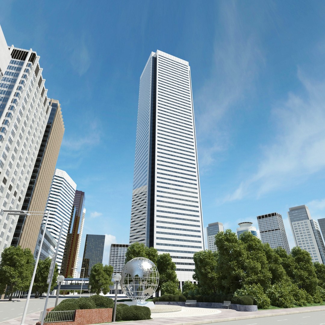 3d model canadian place