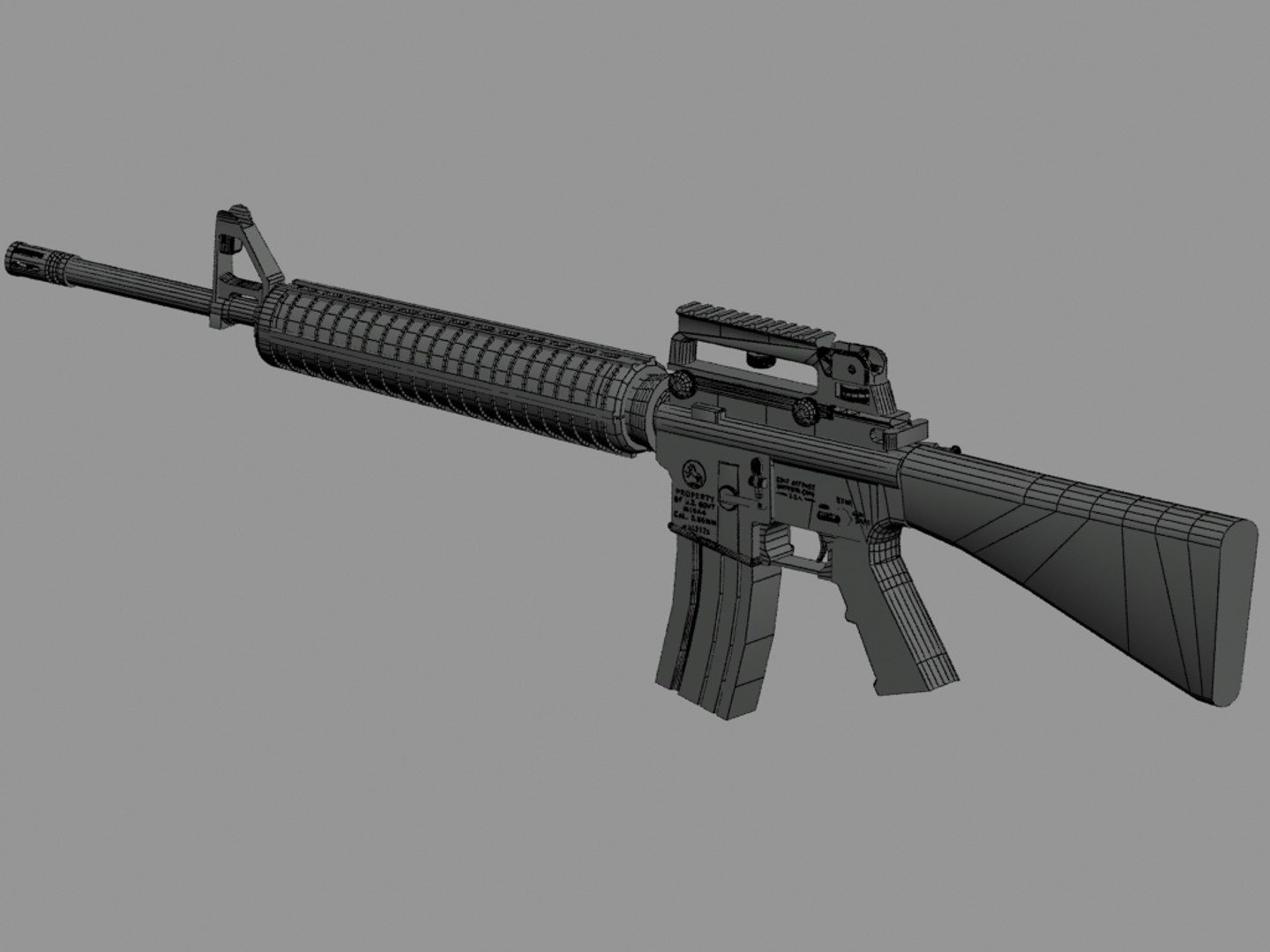 3d Colt M16a4